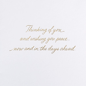 Hallmark Sympathy Card (Let There Be Memories) (5RZB2134) & Signature Sympathy Card (Butterflies)