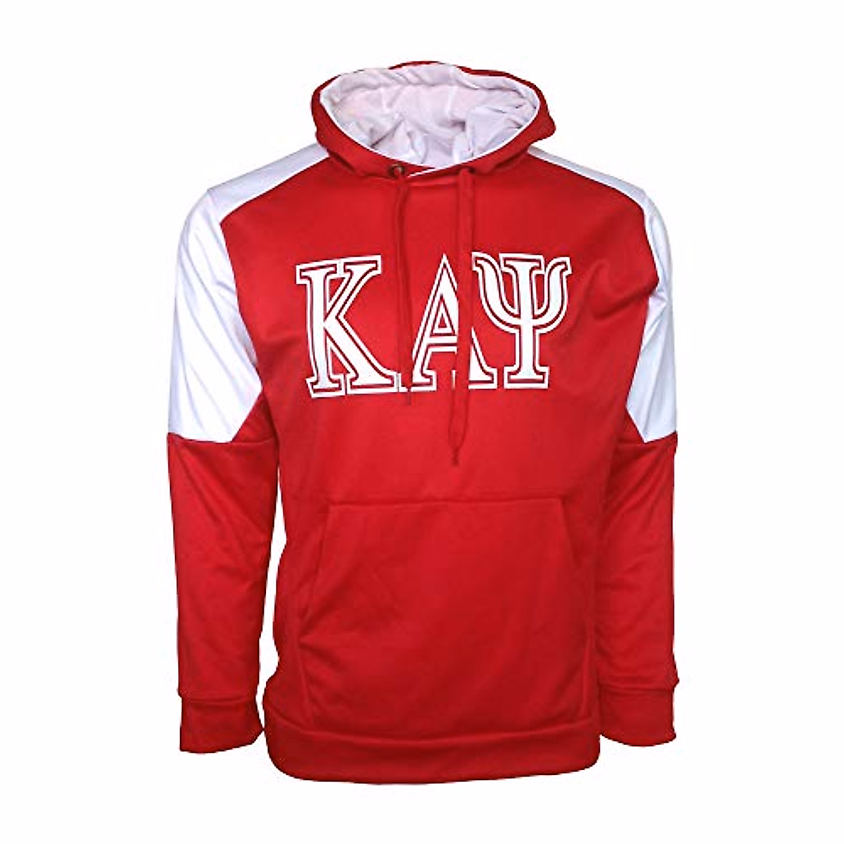 Mega Greek Kappa Alpha Psi Hooded Sweatshirt (Large) Red
