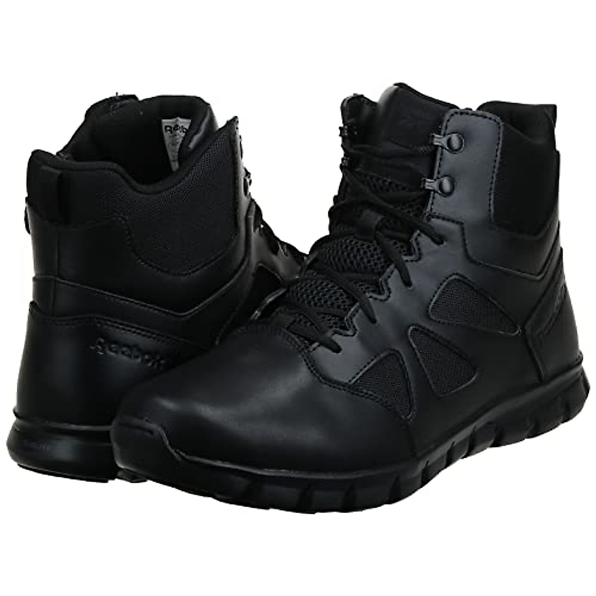 Reebok mens Sublite Cushion 6 Inch Military Tactical Boot, Black, 7.5 Wide US