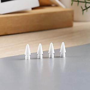 Tips Replacement Compatible with Apple Pencil 1st Gen & 2nd Generation, Pen Nibs for iPad Pro (2 Pack)