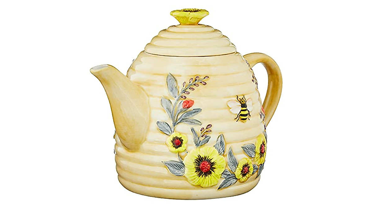 Bee Sweet 32 oz. Beehive Teapot - Stylish Ceramics