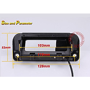 HDMEU HD Color CCD Waterproof Vehicle Car Rear View Backup Camera, 170° Viewing Angle Reversing Camera for Mercedes Benz W204 S204 C Class W212 C180 C200 C260 C300