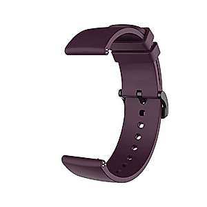 Watch Band Compatible for Popglory P66/NiUFFiT P66/Ddidbi P66D/Aptkdoe P66D/Nerunsa P66D Smart Watch Replacement Wrist Strap Wristband for Popglory P66/NiUFFiT P66/Ddidbi P66D/Aptkdoe P66D/Nerunsa P66D 1.85'' Smartwatch Soft Silicone Sport Watchband (4 Pa