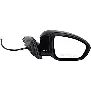 Kool Vue Passenger Side Power Heated Mirror for Nissan Altima 2019-2023 With Signal Light Paintable For Models Without Side View Camera