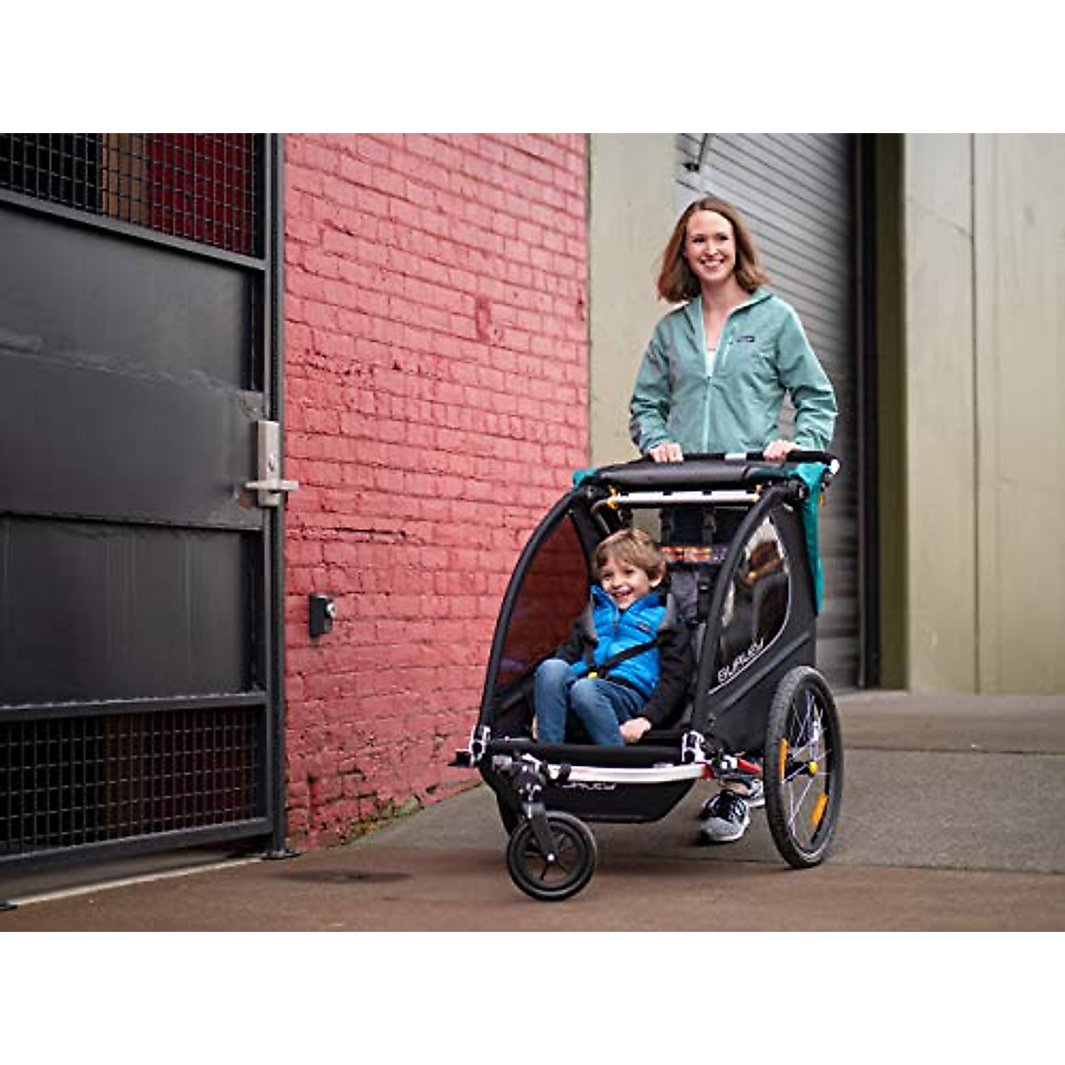 Burley Encore X, 2 Seat Kids Bike Trailer & Stroller
