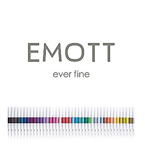Mitsubishi Uni Water-Based Pen EMOTT 40 Color PEMSY40C