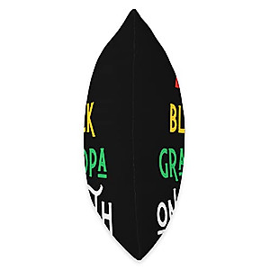 Best Black Grandpa On Earth Men Man Fathers Day Best Black Grandpa On Earth Fun Men Man Fathers Day Throw Pillow, 16x16, Multicolor