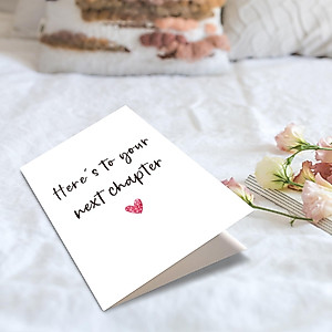 Spercy New Chapter Good Luck Card, New Job Congratulation Card, Leaving Job Gift for Colleague, Coworker Leaving Card, Retirement Card