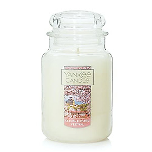 Yankee Candle Sakura Blossom Festival Large Jar Candle, White