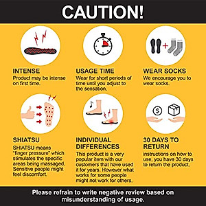 Daiwa Felicity Reflexology Acupressure Foot Therapy Disc & Shiatsu Massaging Magnetic Insoles Bundle