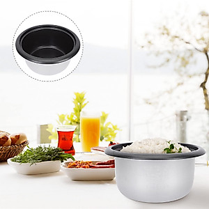Rice Cooker 10 Cup Griddle Grill Accessories Pressure Cooker Non-stick Rice Cooker Pot Household Cooker Inner Pot Inner Cooking Pot Container Baking Bowl Nonstick Cookware Rice Cooker Small