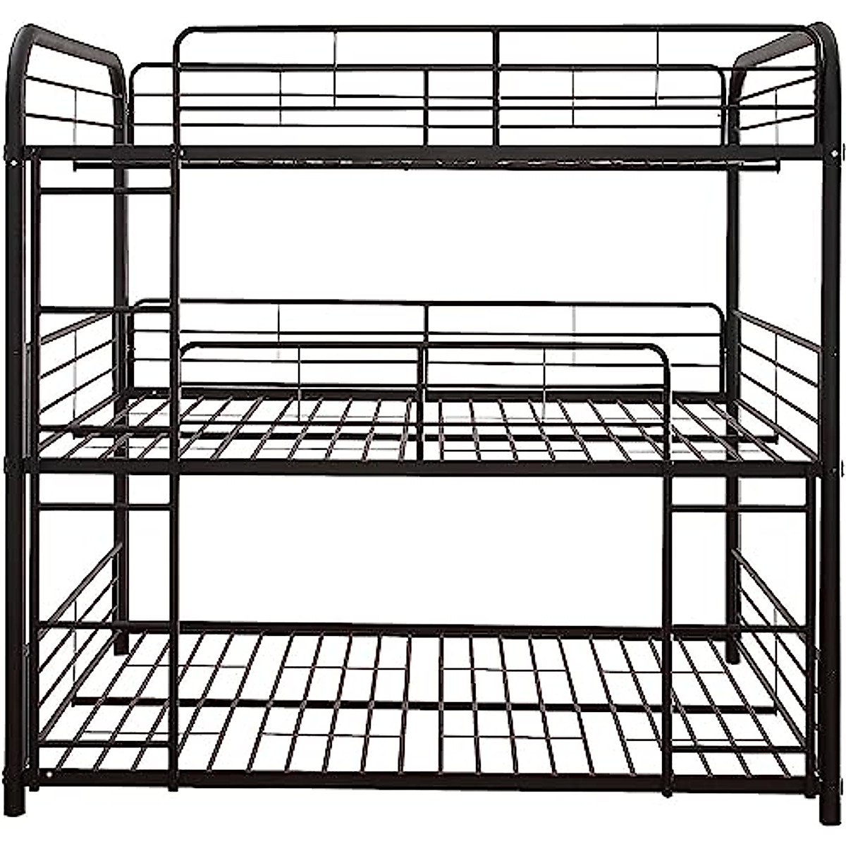 ACME Furniture Cairo Triple Bunk Bed, Twin, Sandy Black