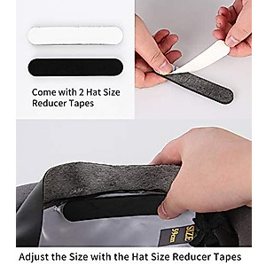 GEMVIE Black Derby Hat 100% Wool Theater Quality Hat Bowler Hat for Men Women Vintage Costumes