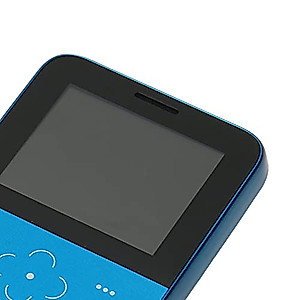 Elderly Cellphone, Dumb Phone ABS 2G 1400mAh Dual SIM Card for Home (Blue)