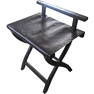 Guest Room Luggage Rack, Folding Suitcase Stand Luggage Rack Luggage Rack, Solid Wood Hotel Luggage Rack, Hotel Room Leather Rack, Folding Floor Household Clothes Rack (Color : Brown, Size : 60x45x67.