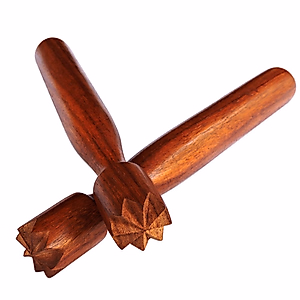 Wooden Cocktail Muddler Set of 2 for Bars and Restaurants