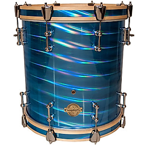 Sawtooth Command Series 4-Piece Shell Pack with 16" Bass Drum, Blue Mirror Metallic, (ST-COM-4PC-16-BMM)