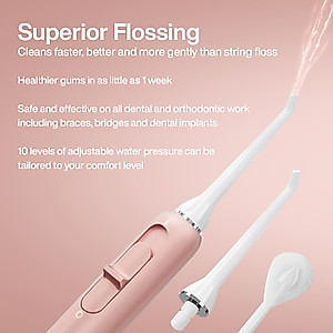 Aquasonic Home Dental Center PRO – Brushing & Flossing Made Easy – Brush & Floss – Power Toothbrush & Water Flosser – Whiter Teeth & Healthier Gums