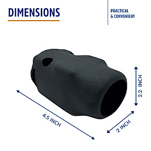 Protoco Protective Cover for Milwaukee 2960 Mid Torque Impact Wrench, Tool Cover, Black