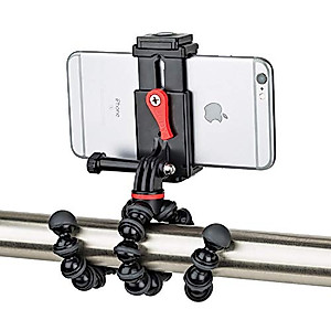 Joby GripTight Smartphone/Action Camera Flexible Tripod Stand Kit, Black/Charcoal, 10 Oz (JB01515)