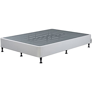 ZINUS Keenan Metal Mattress Foundation / Standing Box Spring / Headboard Brackets Included / Easy Assembly, Queen