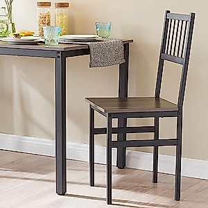 HUAYICUN Small Kitchen Table and Chairs for 4, Dining Room Table and 2 Chair 1 Bench, Table and Chairs Set of 4 for Small Space, Apartment- Durability- Easy to Clean and Maintain