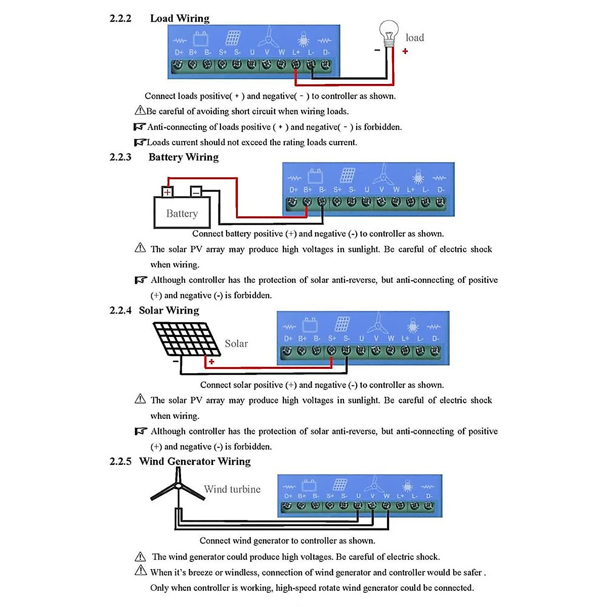 LQX 3000W MPPT Solar Wind Hybrid System Charge Controller,12V 24V 48V Auto High Efficiency Regulador Regulator Home Use Wind Generators for Household Systems