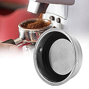 Haofy Coffee Filter Basket, Detachable Coffee Filter Cups Strainer, Stainless Steel Coffee Machine Filter Accessory for Home Office(1)