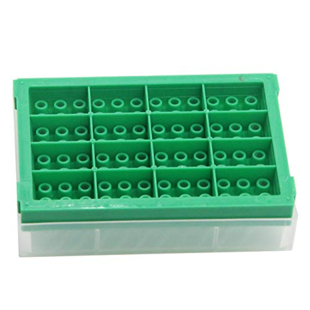 PCR Tube Rack for 0.2ml Micro-Tubes, 8 x 12 Array Pack of 5(Blue/Light Blue/Yellow/Purple/Green)