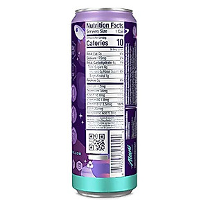 Alani Nu Sugar-Free Energy Drink, Pre-Workout Performance, Cosmic Stardust, 12 oz Cans (Pack of 12)