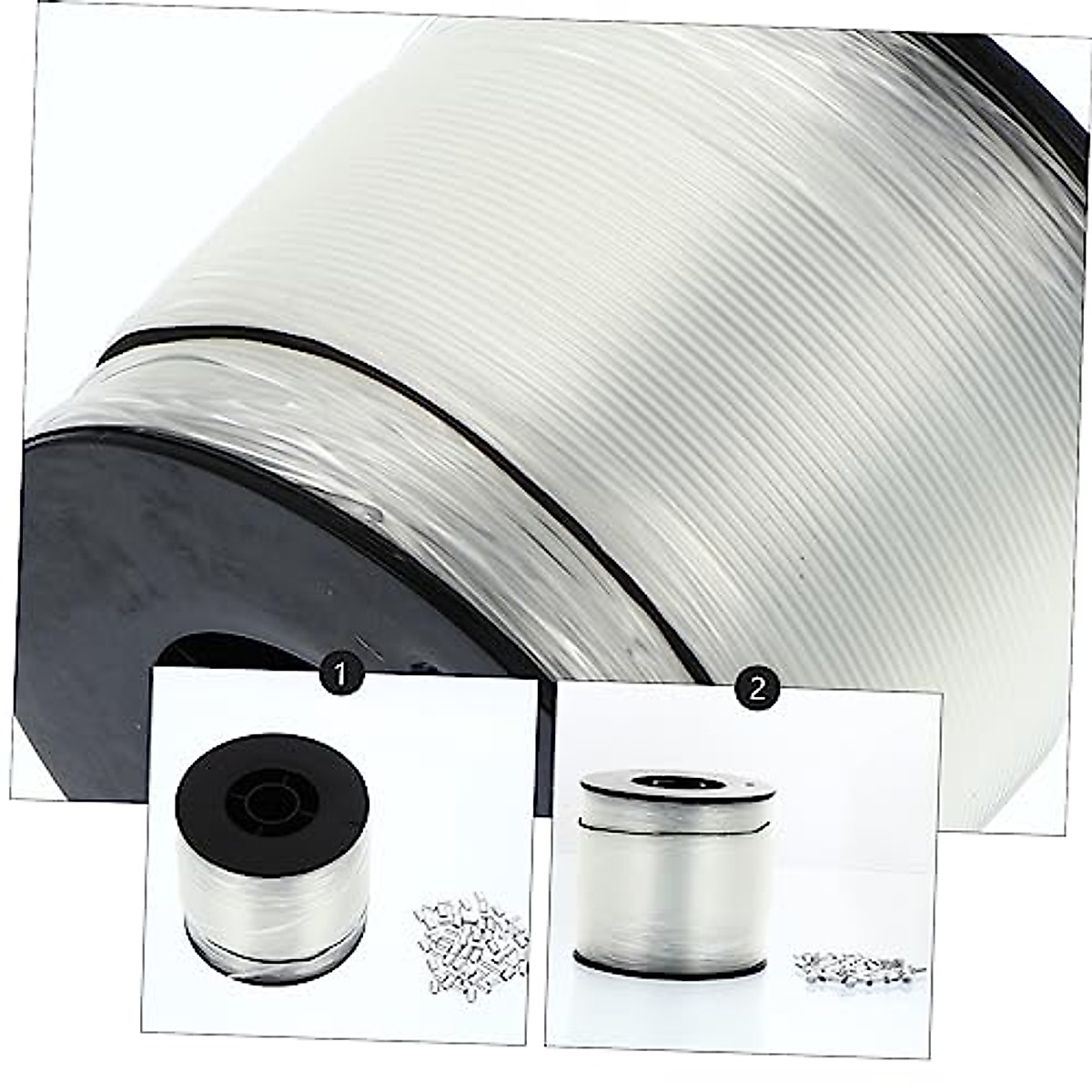 BESPORTBLE 3 Sets Nylon Fishing line Aluminum Parts Nylon Fishing Leaders Nylon Fishing Bait line Fishing Wire Tube Nylon Fishing Rope Wear-Resistant Fishing Rope 200M Fishing Line Nylon Rope