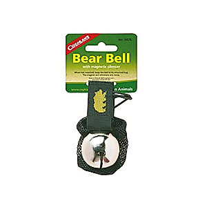 Coghlan's Bear Bell with Magnetic Silencer, Black
