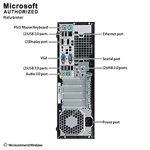HP ProDesk 600 G1 SFF Business Desktop Computer, Intel Core i5 4590 up to 3.7GHz,16G DDR3, 2T, DVD, WiFi, Bluetooth 4.0, USB 3.0, VGA, DP, Win 10 64-Bit Supports English/French/Spanish(CI5) (Renewed)