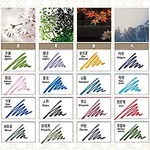 Sailor 13-1008-215 Fountain Pen, Bottle Ink, Four Seasons Weave, 16 Nights' Dream, Othus