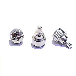 20PCS 6#32x5 Length 14mm DIY for Computer PC Case Screws Round Thumb Screws for M3.5 Coarse Desktop for Computers Usage Screws SCRW-018821