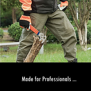 YARDMARIS Hookaroon 13.5 Inch Stainless Steel Pickaroon for Log Pulling and Moving Wood Firewood Tool