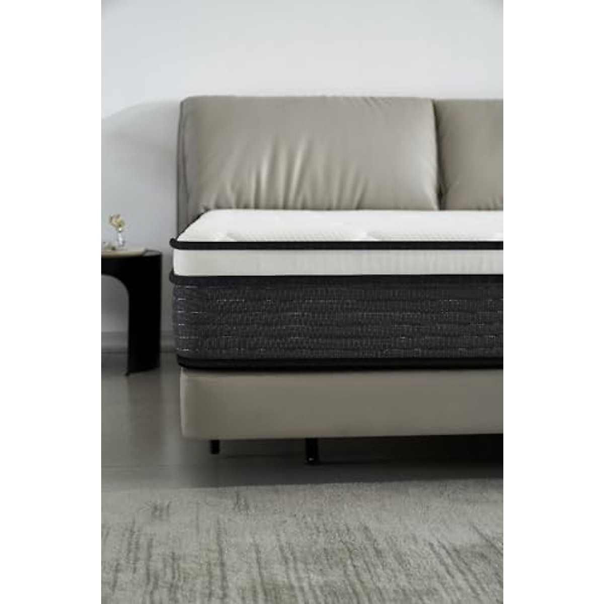 Container Furniture Direct Hybrid 10 Inch Twin Mattress in a Box, Pillow Top Bed Cushion with Breathable and Hypoallergenic Design, Medium Firm for Lumbar Support