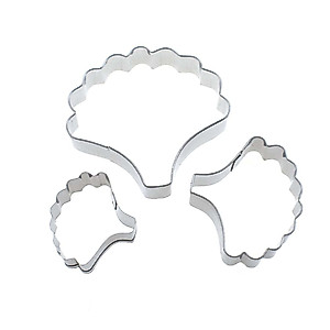 RELAND SUN Cake Mold Carnations Flower Petal Stainless Steel Cookie Fondant Cake Decorating Tools Sugar Pastry Biscuit Mold (petal)