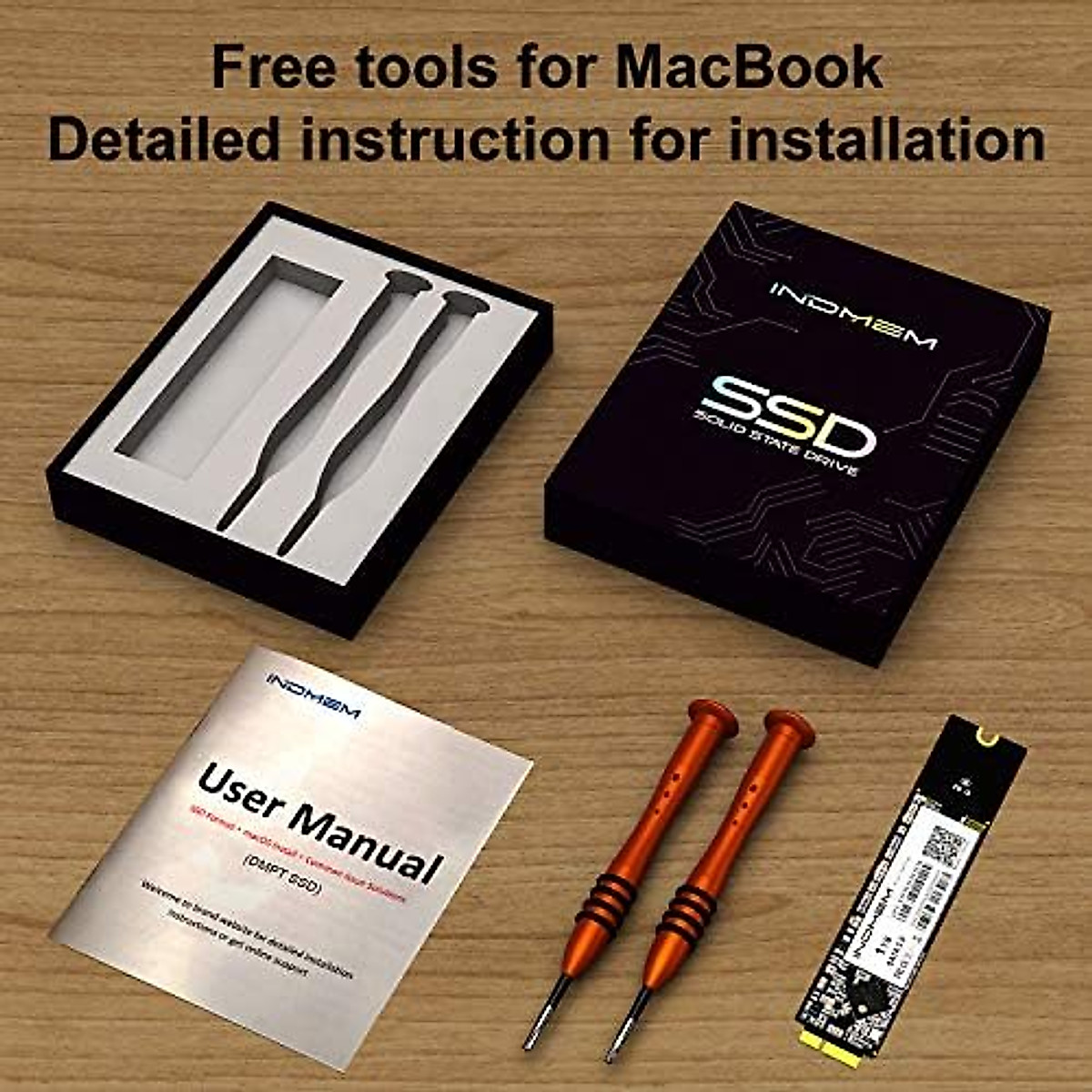 Realohas SATA SSD 1TB 3D TLC Hard Drive with Tools for MacBook Air Late 2010, Mid 2011 A1370 (EMC 2393/2471), A1369 (EMC 2392/2469)