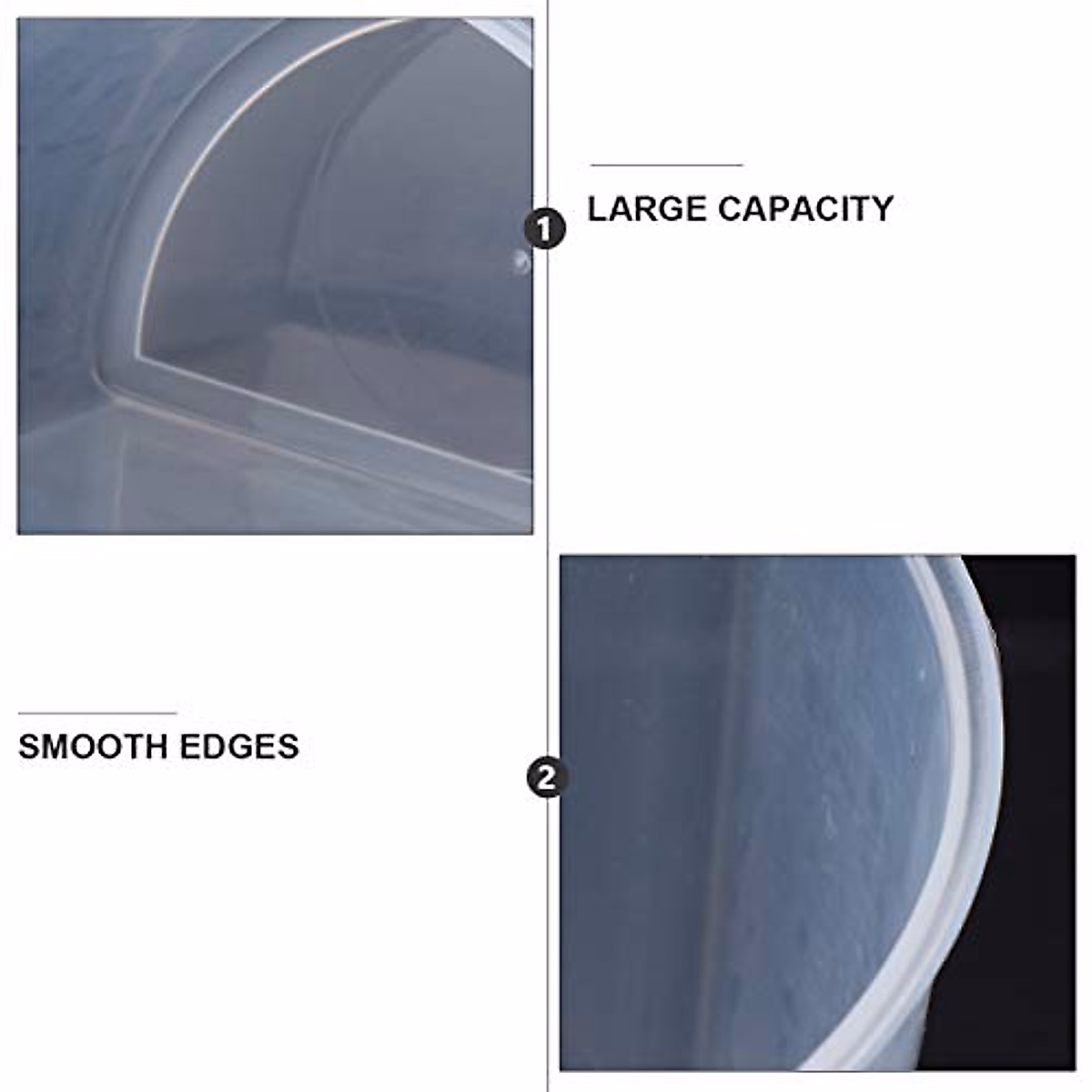 balacoo 12pcs Bird Water Hanging Cups Bird Food Water Bowls Clear Plastic for Bird Parrot Cage Feed Cup Food Container Supplies