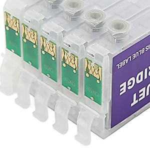 FTVOGUE 5PCS Ink Cartridge,Printing Accessory Desktop Photo Printers T1151 T1151 T1032 T1033 T1034 for Home