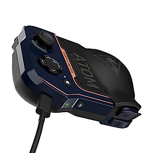 Turtle Beach Atom Mobile Game Controller with Bluetooth for Cloud Gaming on iPhone with Compact Shape, Console Style Controls & Low Latency Bluetooth – Cobalt Blue