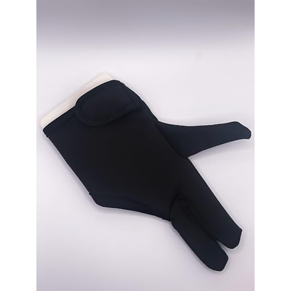 Stilnati Heat Resistant Gloves for Hair Styling Curling, for Barber, Hair Straightening, Keratin Treatment, Curling, Flat Iron, 3 Fingers Glove Hairdressing, Hand Protective Glove, Black, 1 Pcs