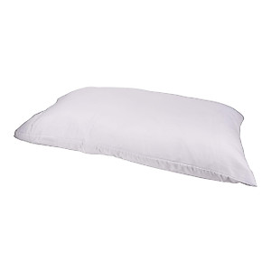 KAF Home Brushed Microfiber Pillow Cases Bulk Pack, Control Allergies and Ensure Sound Sleep, Set of 12, White