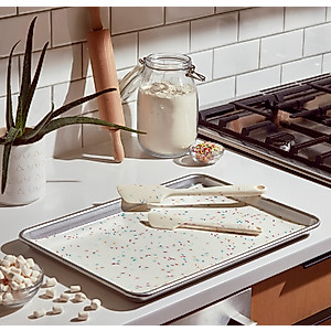 GIR: Get It Right Premium Silicone Baking Set - Non-Stick Heat Resistant Kitchen Baking Tools - Reusable Baking Mat, 11” and 8” Spatula – Sprinkles, (GIR3BK498SKL)