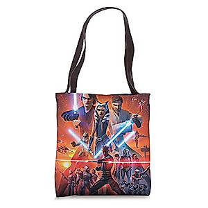 Star Wars The Clone Wars The Final Season Poster Tote Bag