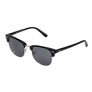 Lounge Williams Earl Polarized Designer Inspired Vintage Sunglasses (Black)