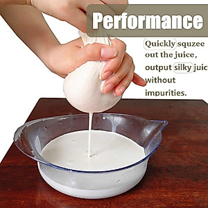 Cheesecloth Bags for Straining,Reusable Cold Brew Coffee Cheese Cloths Strainer,Large Nut Milk Tea Juice Bag,100% Natural Cotton Fine Mesh Filter Bags(Large,4 Pack)