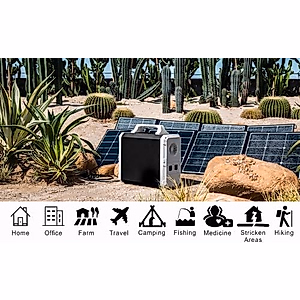 MAXOAK Portable Power Station EB150 1500Wh AC110V/1000W Camping Solar Generator Lithium Emergency Battery Backup with 2 AC outlet Pure Sinewave,DC12V,USB-C for Outdoor Road Trip Travel Fishing