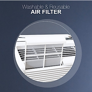 Cooper & Hunter 12,000 BTU PTAC Packaged Terminal Air Conditioner with 3.5 kW Electric Heater and Electric Cord